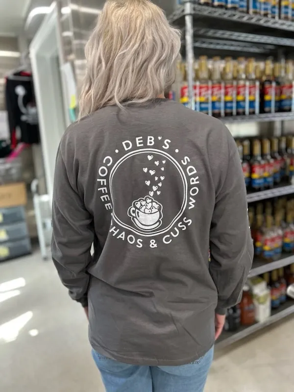 Deb's Long Sleeve T-Shirt - Debs Coffee Drive-Thru
